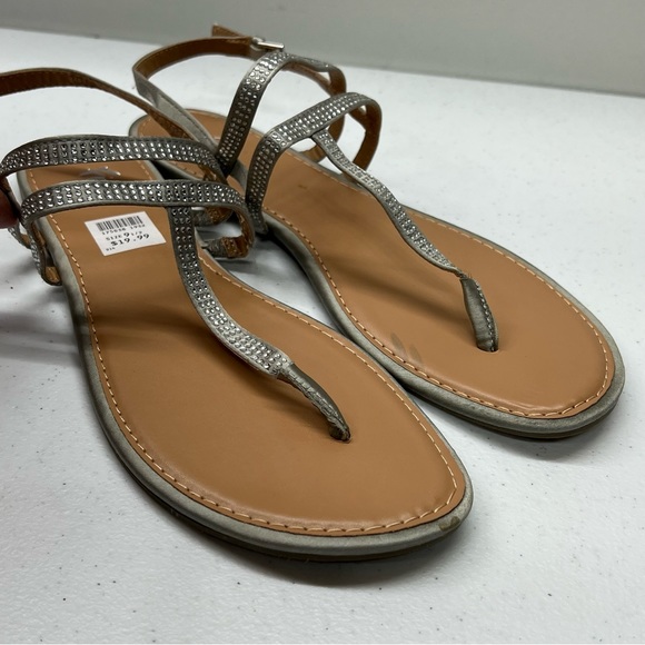 FIONI Clothing | Shoes | Fioni Silver Stud Embellished Ankle Strap ...